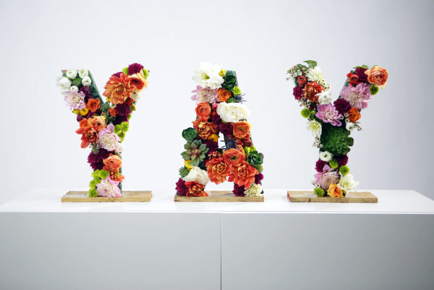 Floral Marquee Letters DIY – Makeful