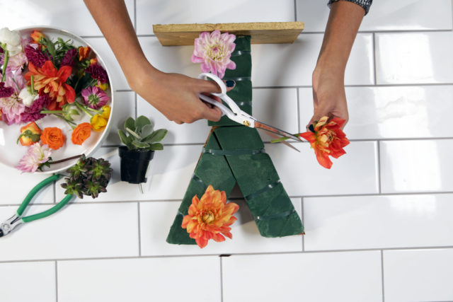 Floral Marquee Letters DIY – Makeful