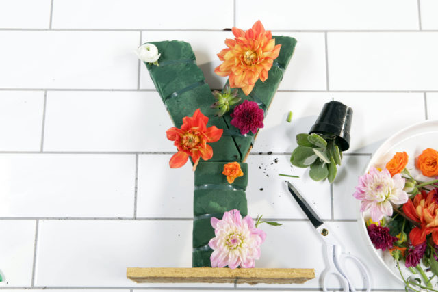 Floral Marquee Letters DIY – Makeful