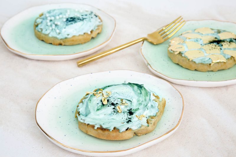 Gorgeous Gluten-Free + Vegan Mermaid Waffles – Makeful