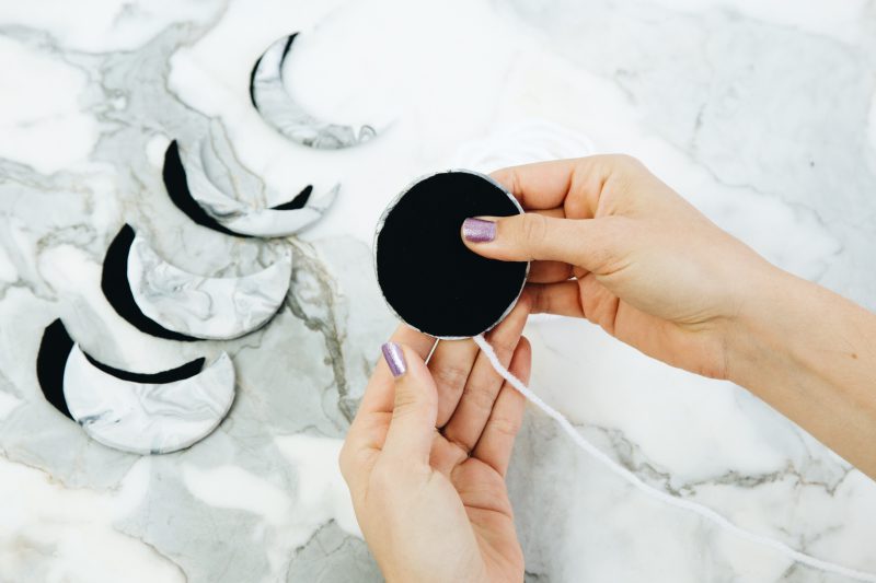 Magic Moon Phase Marble Wall Hanging – Makeful