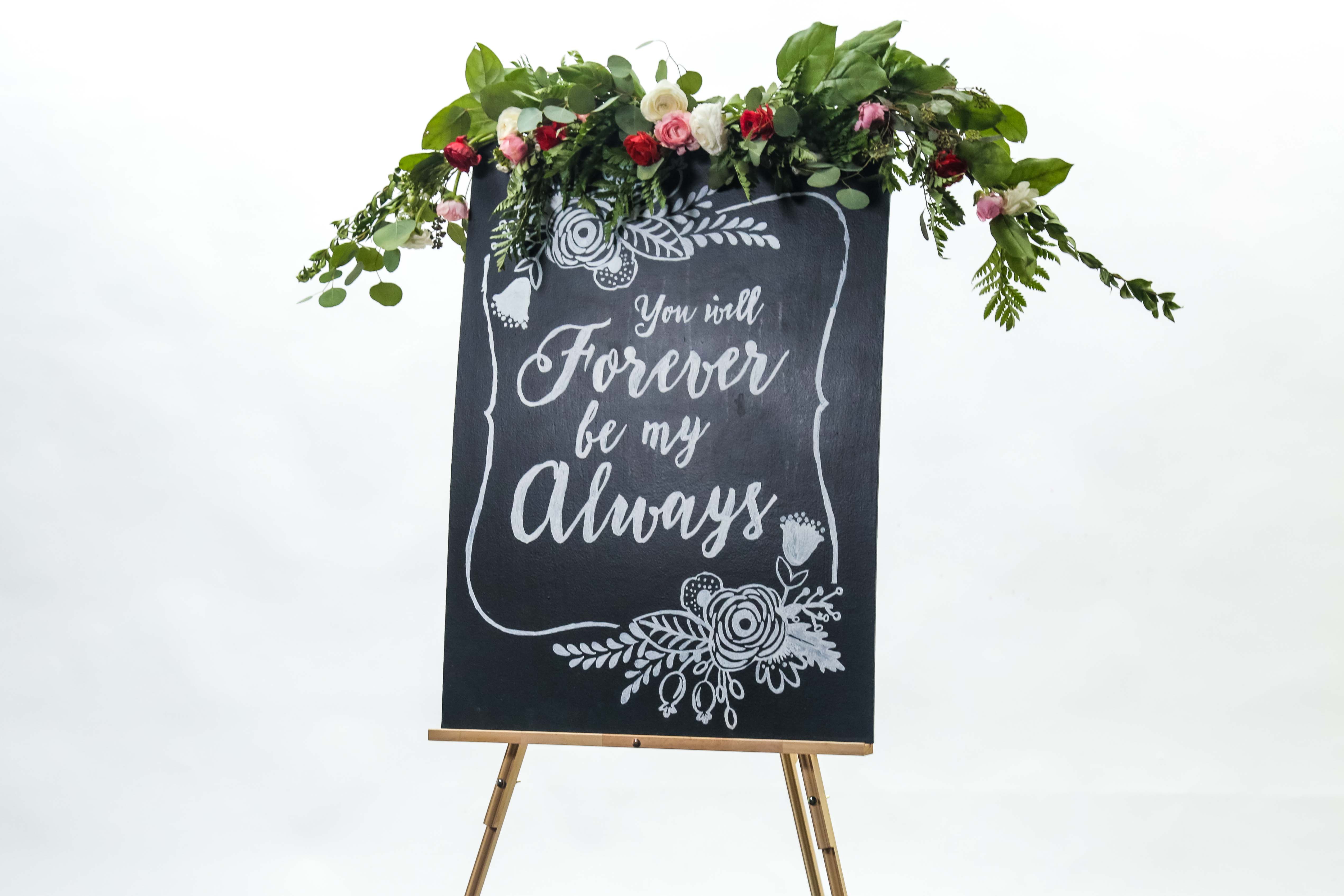 How to Create a Wedding Chalkboard Sign – Makeful
