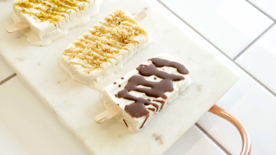 Make Your Own Delicious Nut Coated Vanilla Popsicles – Makeful