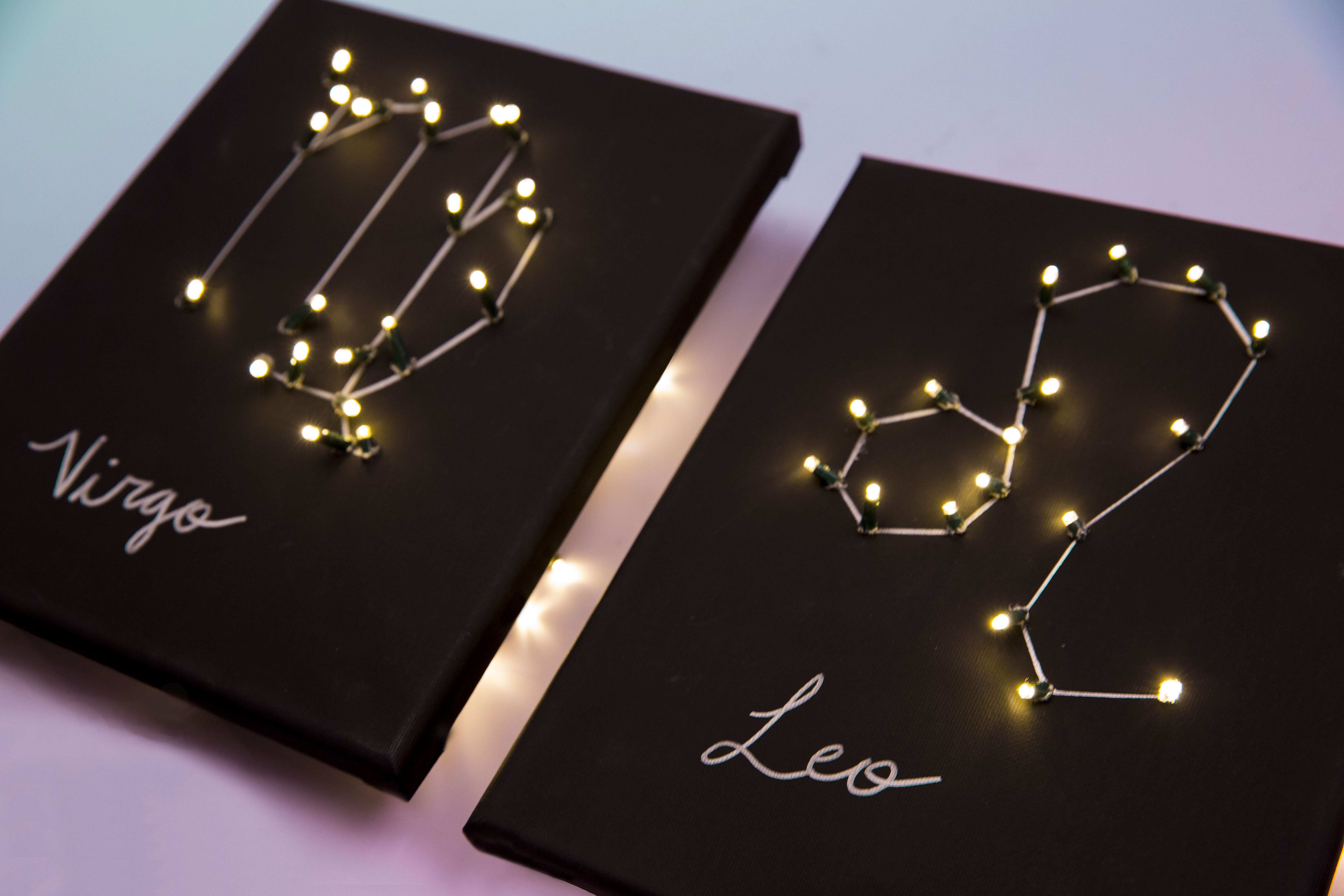 Create Your Own DIY Light Up Zodiac Sign – Makeful
